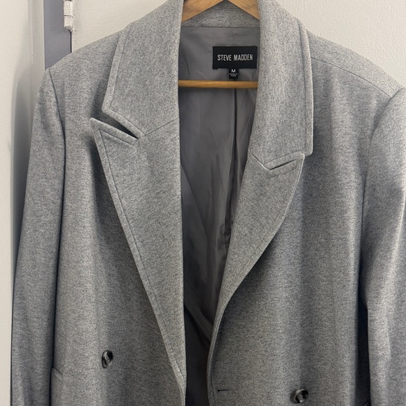 Steve Madden | Jackets & Coats | Steve Madden Gray Womens Pea Coat ...